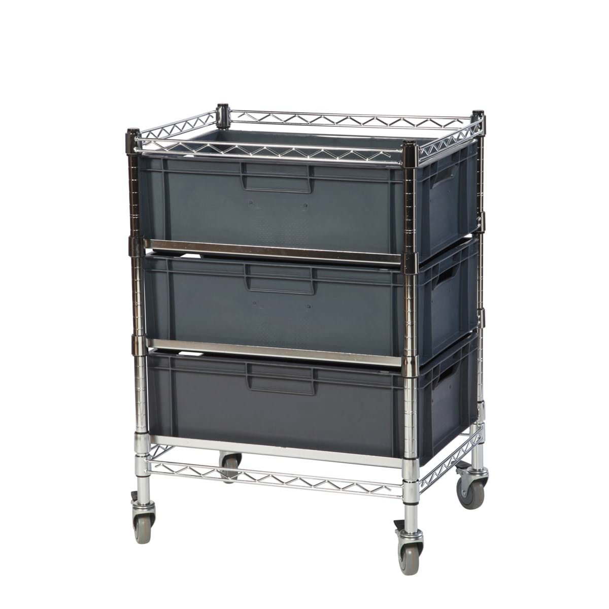 Eclipse Chrome Wire Euro Box Cart (For 220mm box)