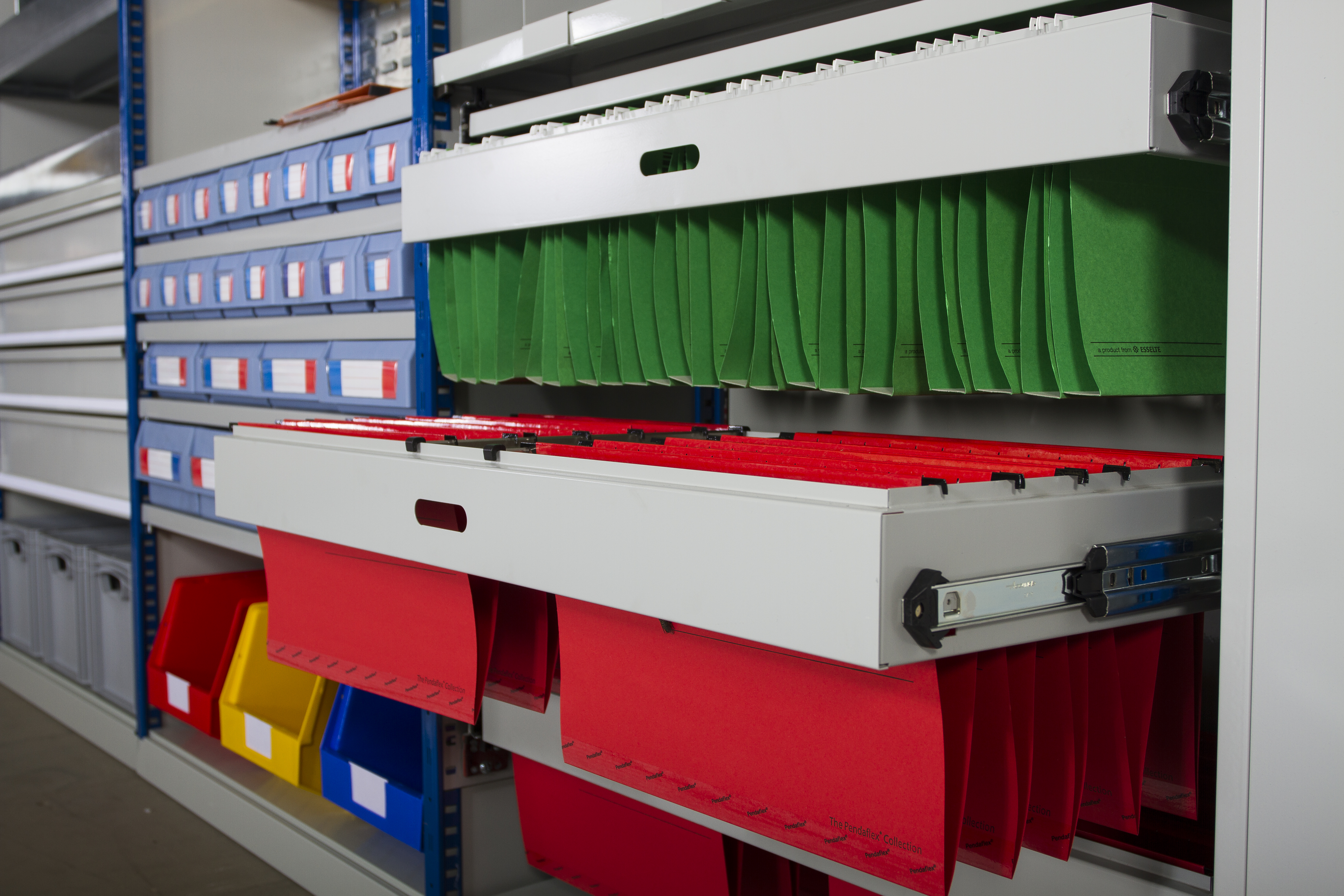 Expo 4 Roll Out Filing Frame Set — The Storage Bay