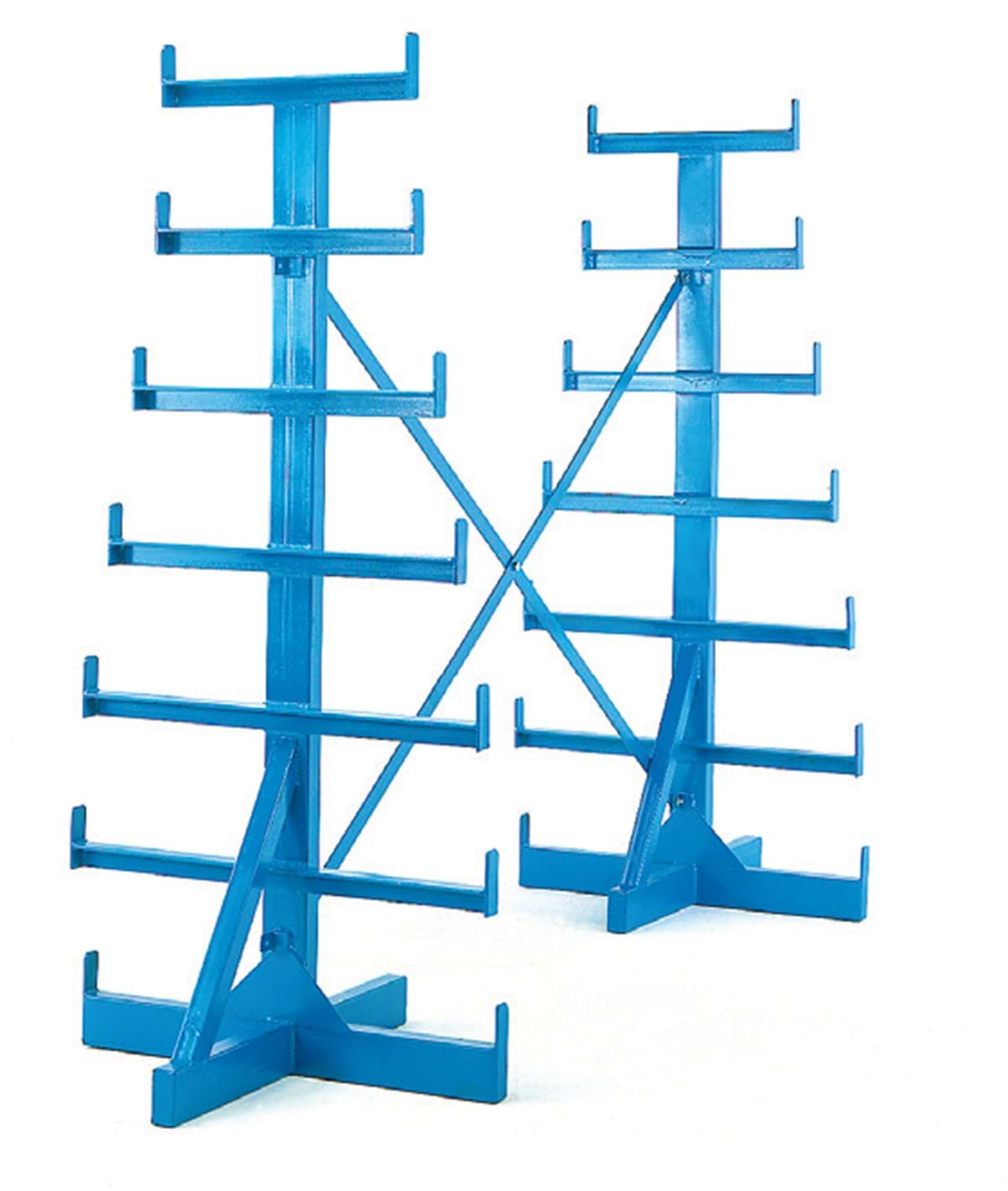 Double Sided Horizontal Bar Rack (Extension Bay)