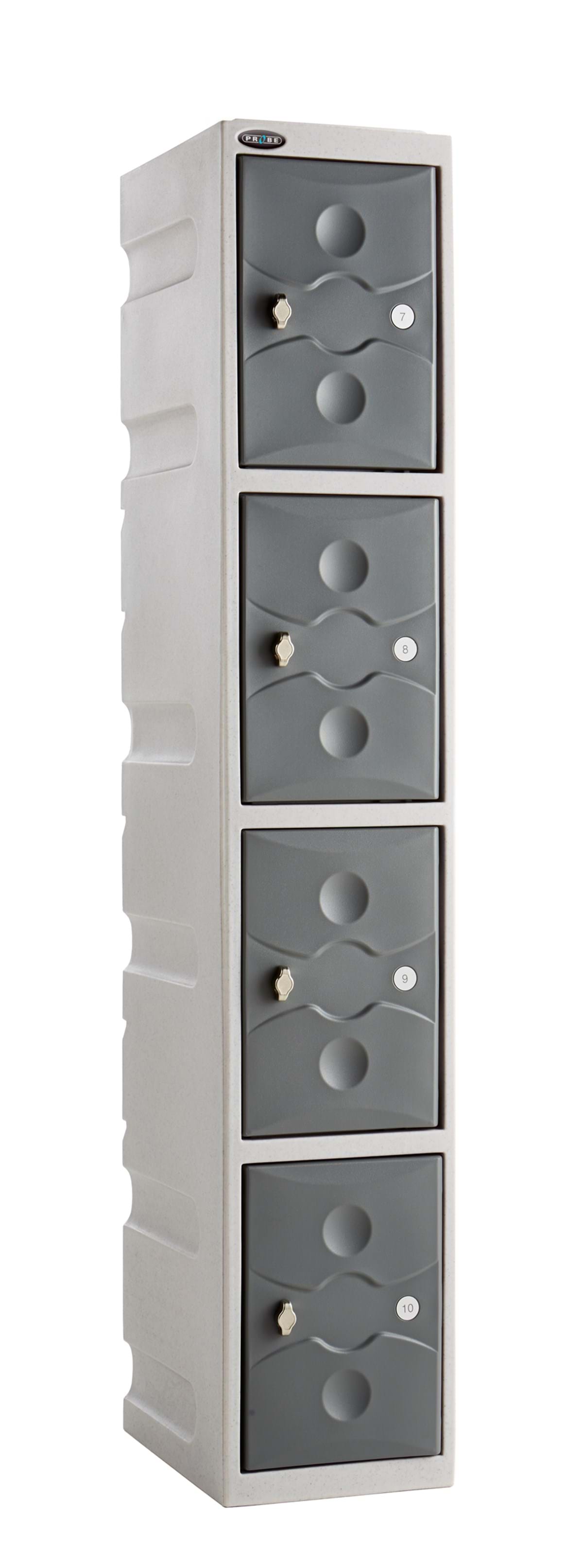 ULTRABOX Four Compartment Plastic Locker — The Storage Bay