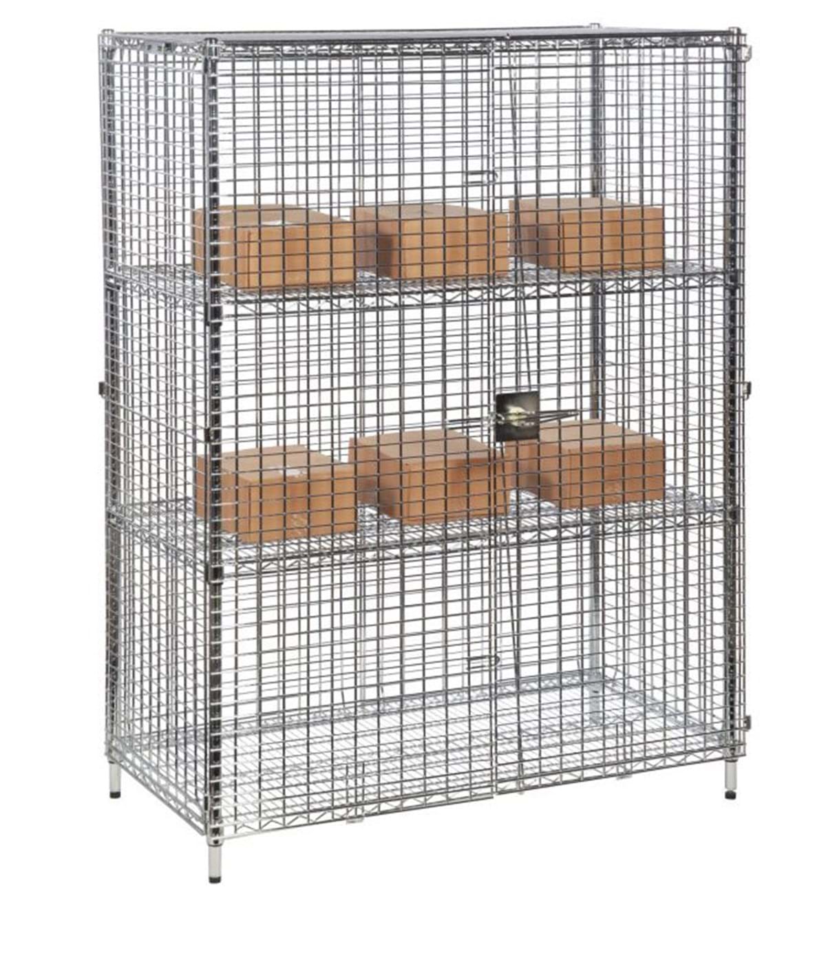 Eclipse Chrome Wire Security Cage — The Storage Bay