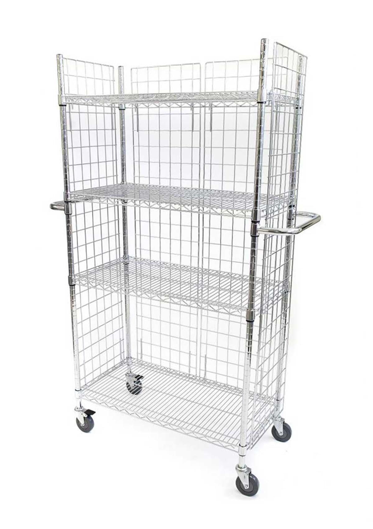 Eclipse Chrome Wire Linen Cart — The Storage Bay