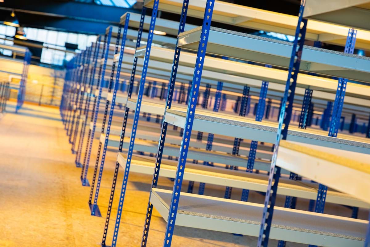 Comprehensive range of steel racking storage