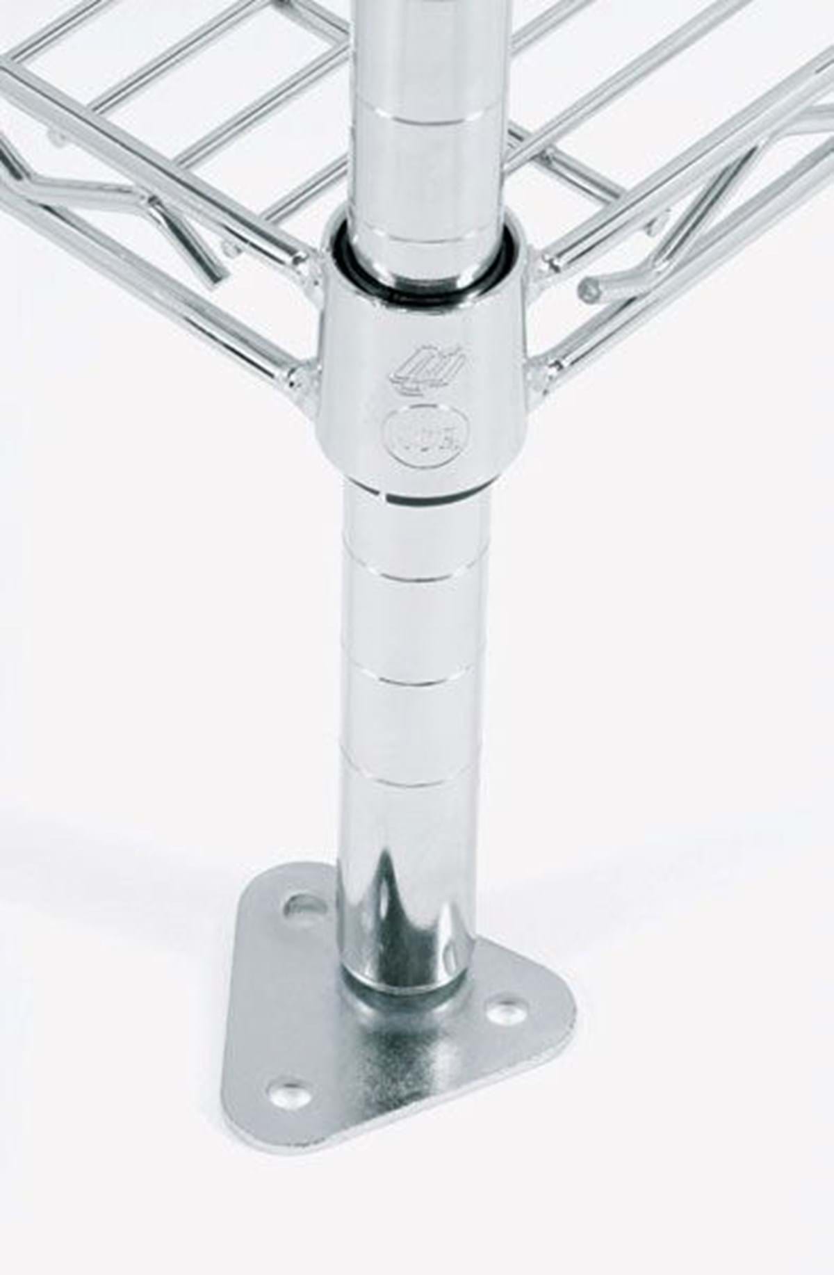 Eclipse Chrome Wire Base Plates — The Storage Bay