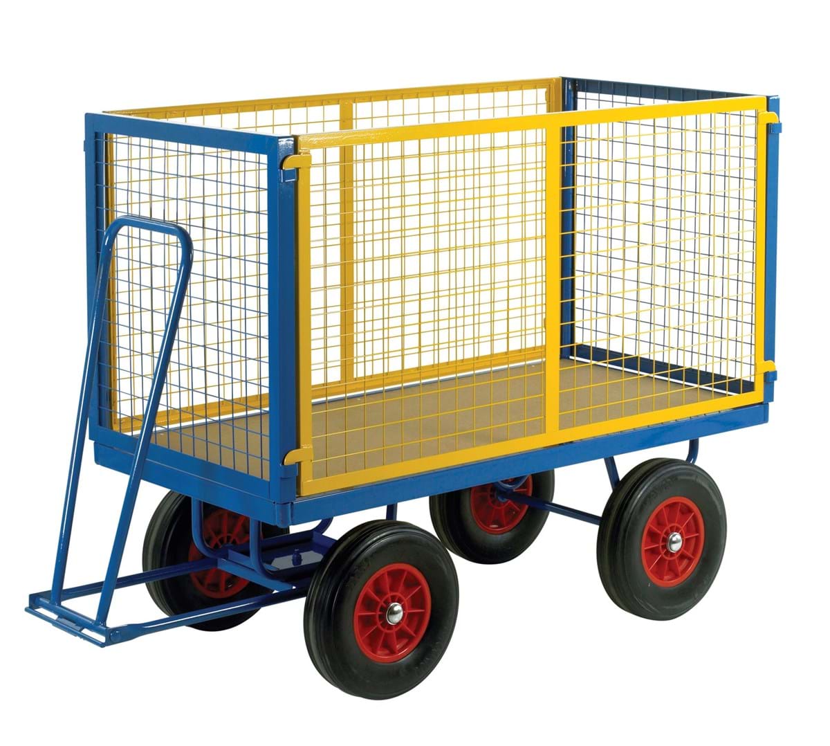 Turntable Trailers with Mesh Cage Supports — The Storage Bay