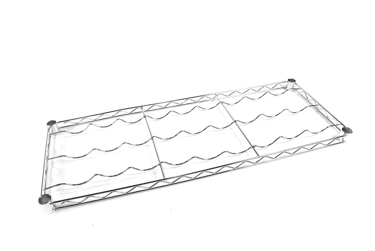 Eclipse Chrome Wire Wine Shelf (9 Bottles) — The Storage Bay